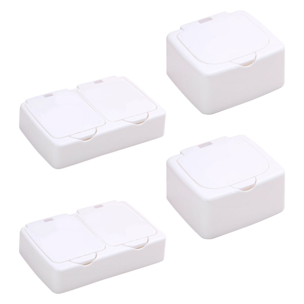 White 4 Pcs Jewelry Boxes Drawer Hair Accessory Organizer Container ...