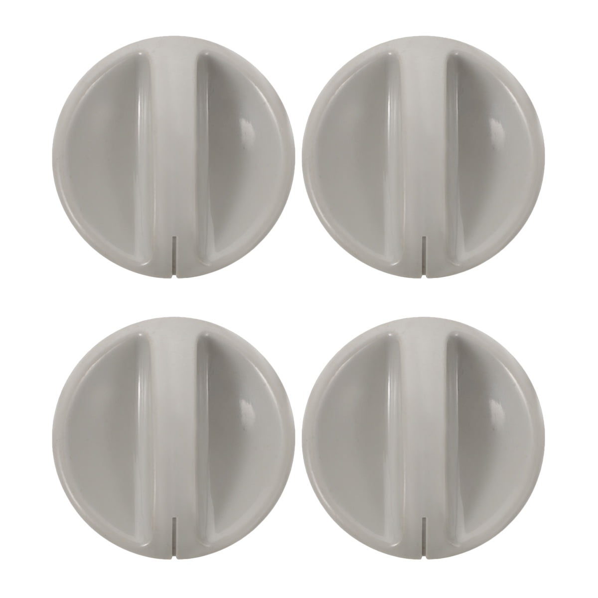 White 4 Pcs Universal Timer Knob Range Knobs Replacement Parts ...