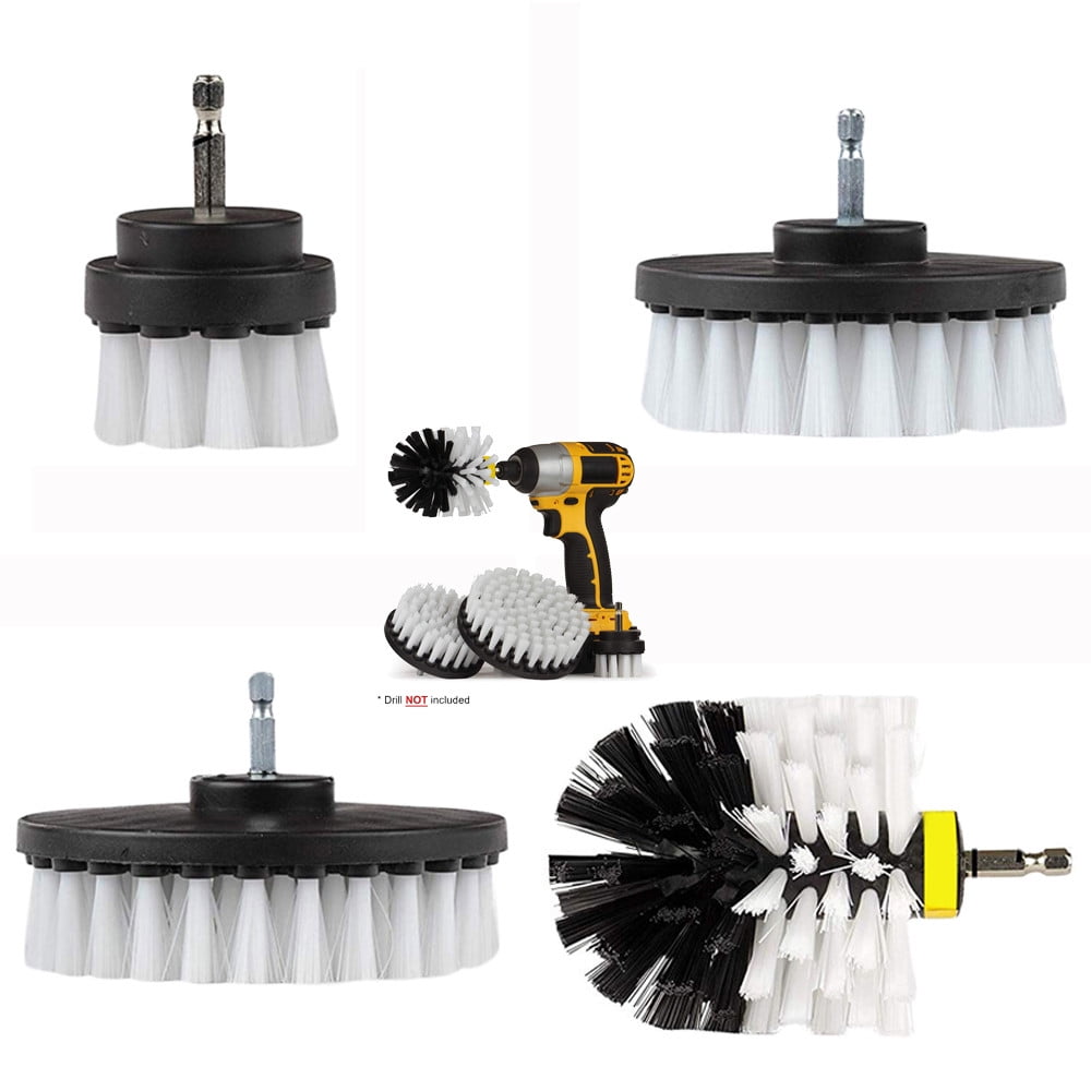 GBAYXJ^White| Cleaning Power Brush Tool 4Pcs Grout Combo Cleaner Kit ...
