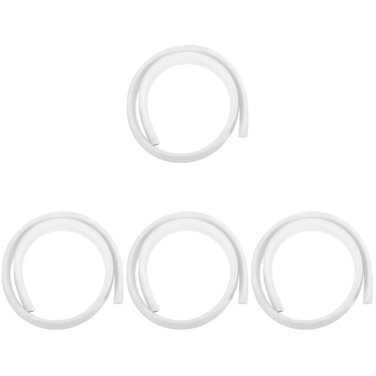 White 4 Pieces Silicone Rubber Kicthen Assecories Hukitchen Water ...