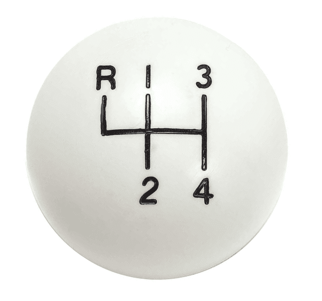 White 4 Speed Shift Knob 1970-1974 Pontiac Firebird GTO Lemans Grand ...