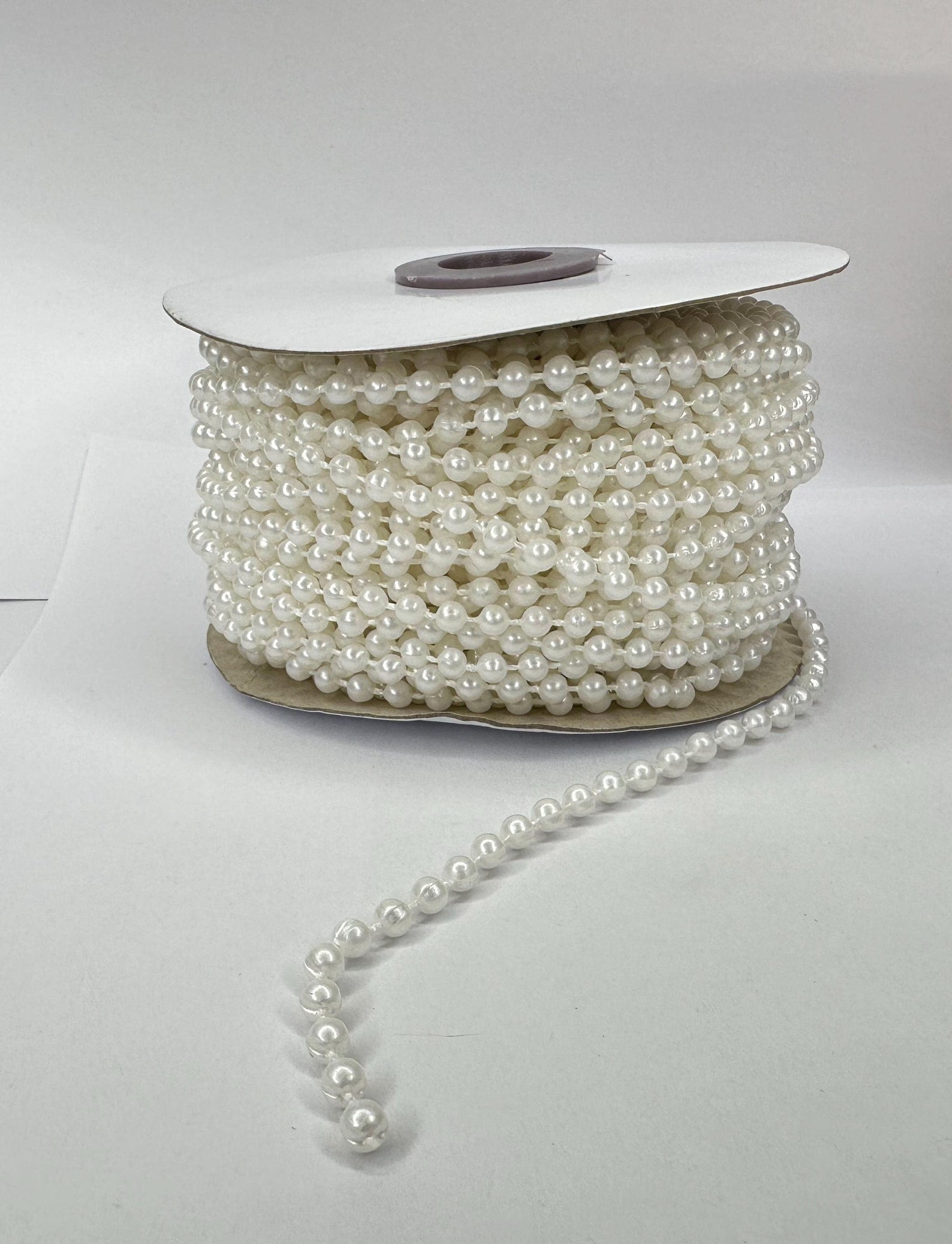 Crafts Central, Faux Pearl Beads on a String, 4mm, 24 Yards long roll ...