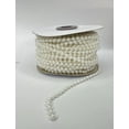 Crafts Central, Faux Pearl Beads on a String, 4mm, 24 Yards long roll ...