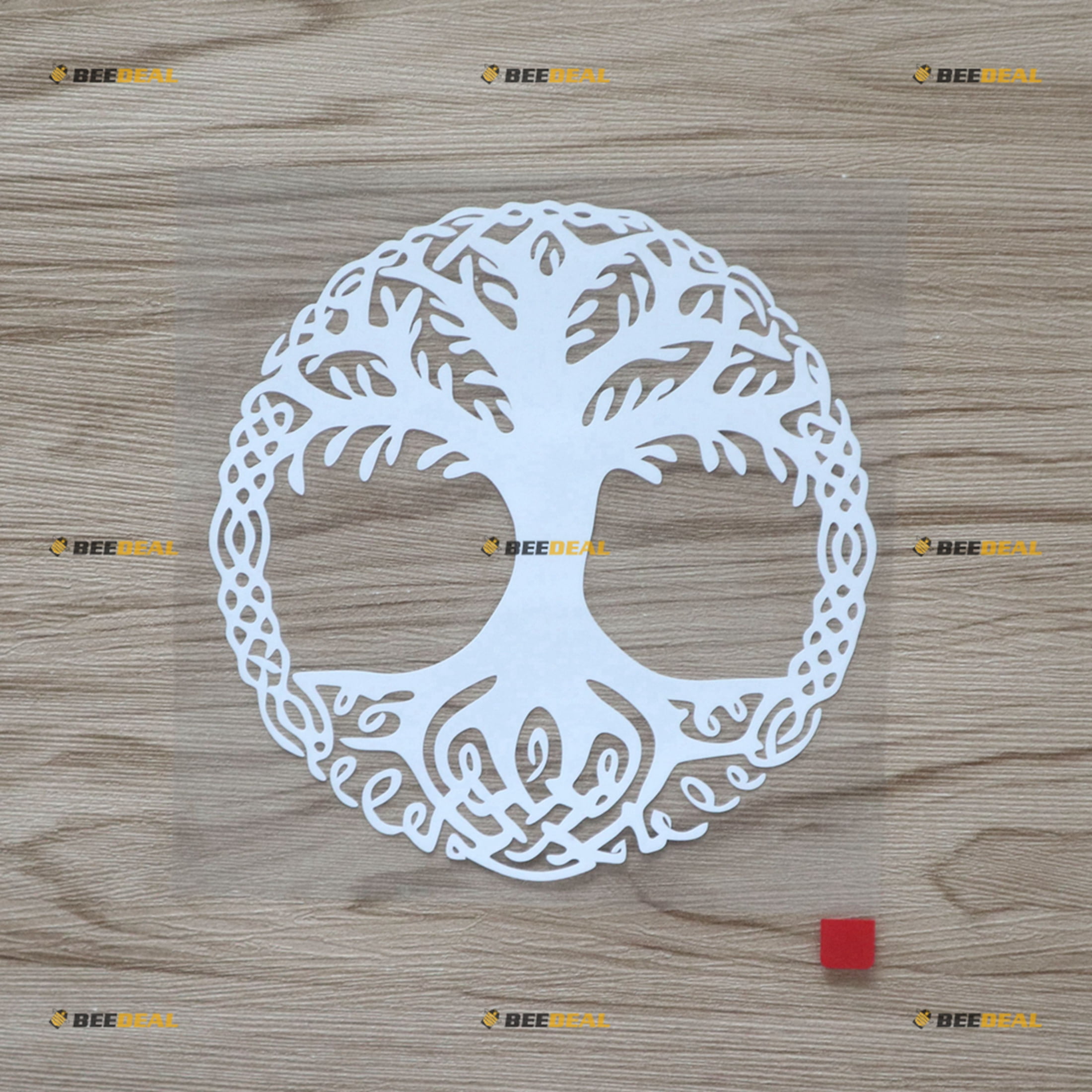 White 5" Yggdrasil Tree of Life Decal Sticker Viking Odin Norse Norway ...