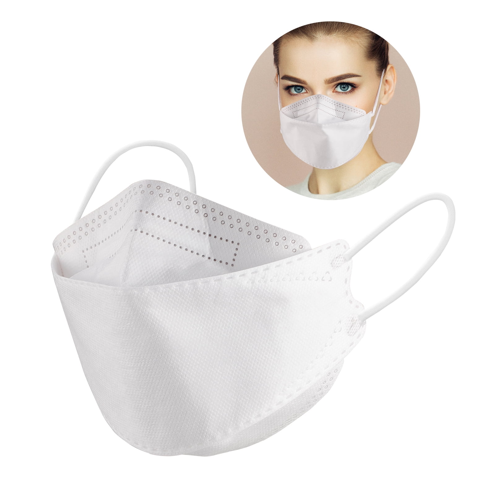 White/50 pieces--Adult model KF94 - Walmart.com