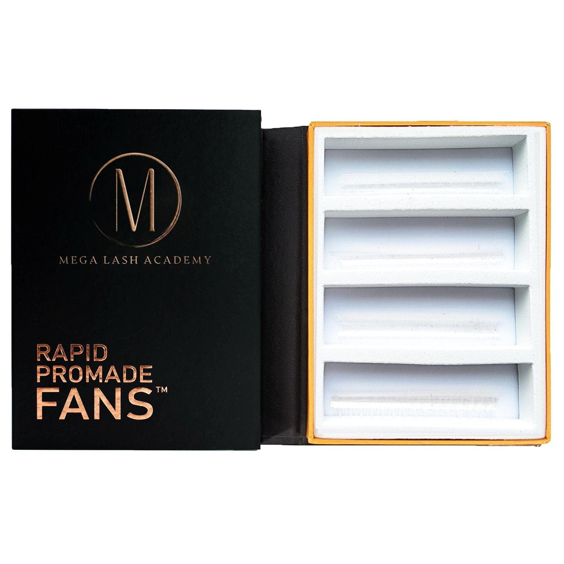 White 5D Rapid Promade Fans - 600 Fans - Walmart.com