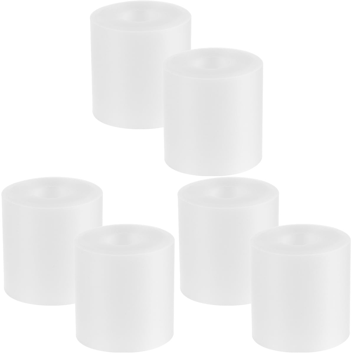 White 6 Rolls Polyurethane Polymer Composite Material Scritch Scratch ...