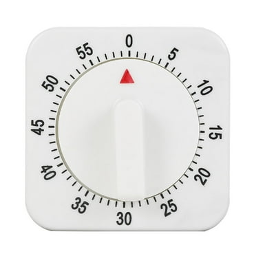 Farfi Novelty White Square 60-Minutes Mechanical Timer Reminder ...