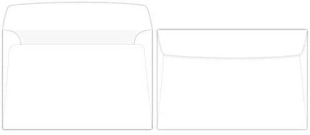 White 6x9 Inches Booklet Envelopes, Thick 28/70 Lb - Bulk Value Pack of ...