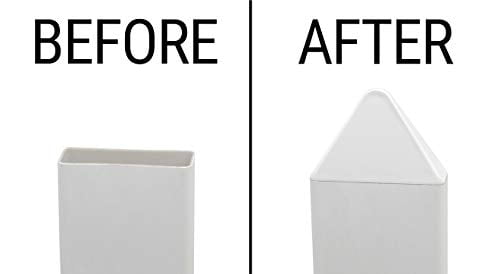 White 7/8" x 3" Pointed Vinyl Picket Caps | Pack of 10 - Walmart.com