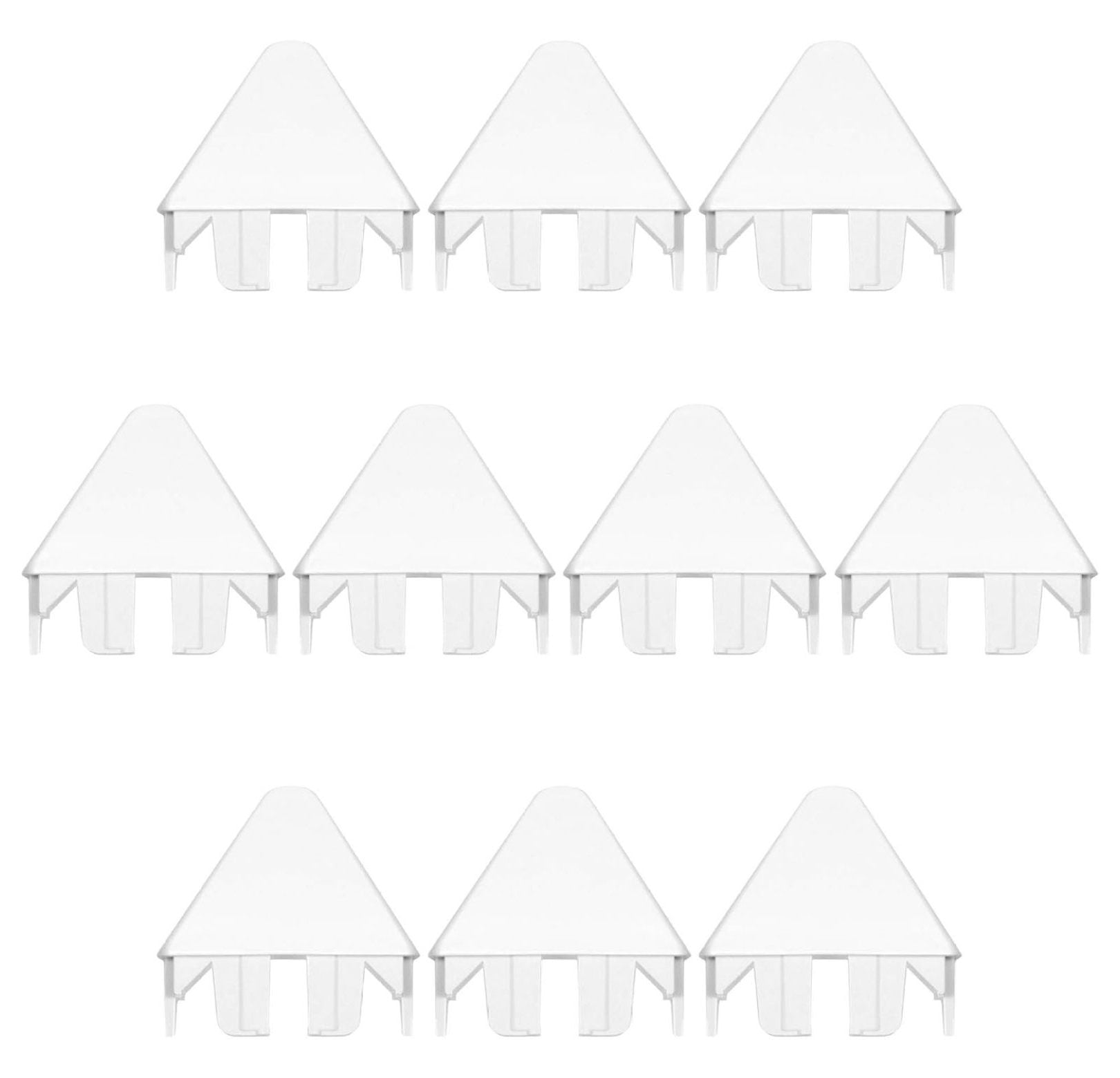 White 7/8" x 3" Pointed Vinyl Picket | Pack of 10 - Walmart.com