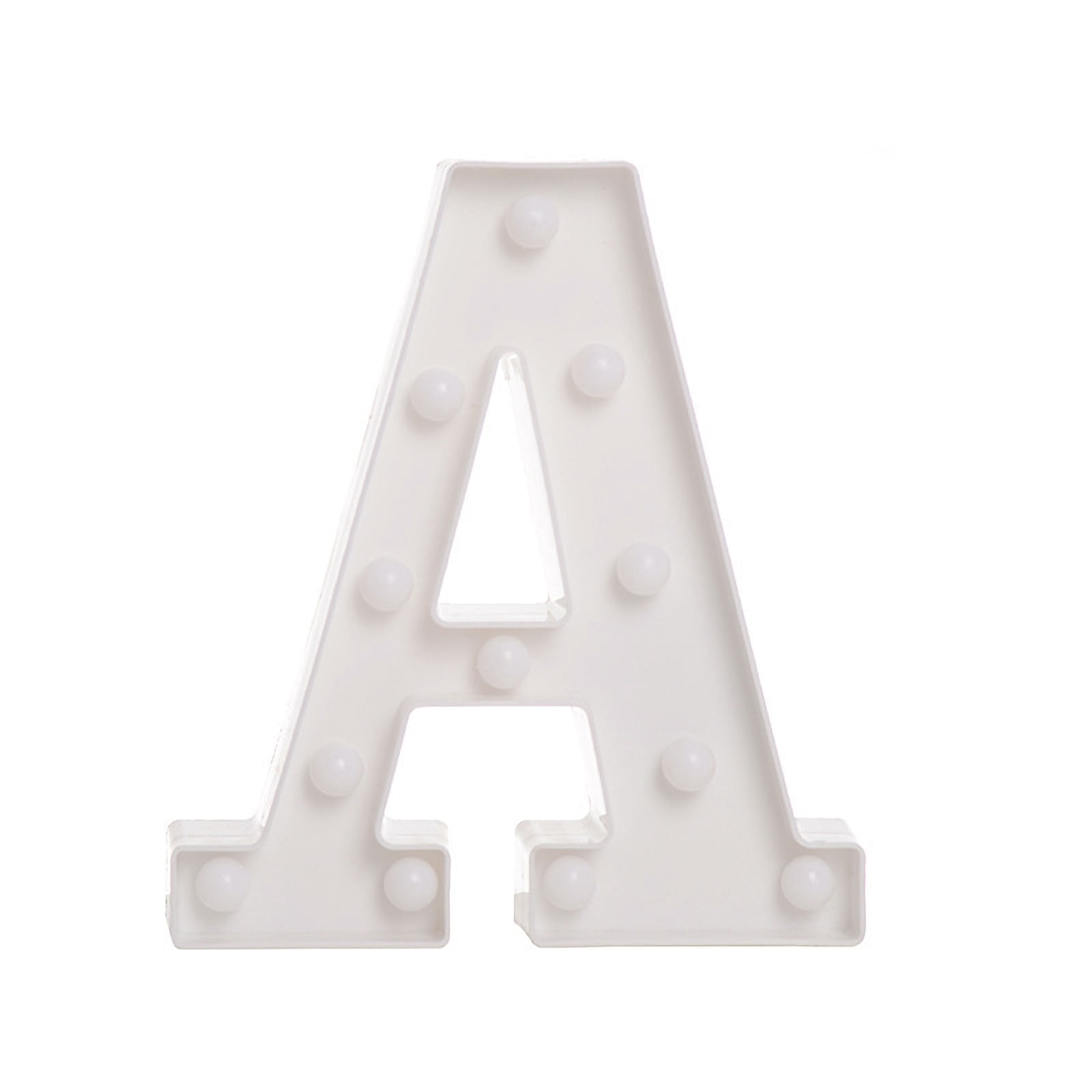 White 8.6 in LED letter lights up for jome wedding decoration indoor ...