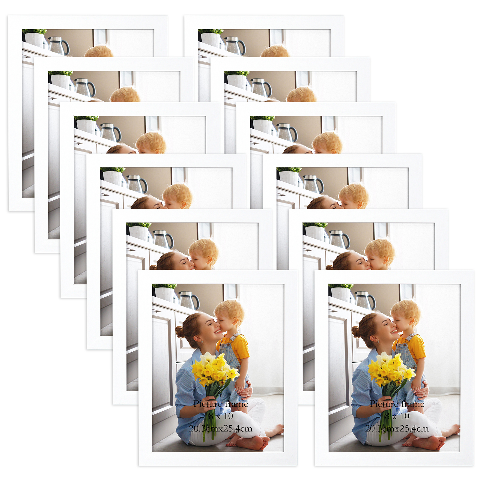 MS 8X10 Traditional White Picture Frame - Walmart.com