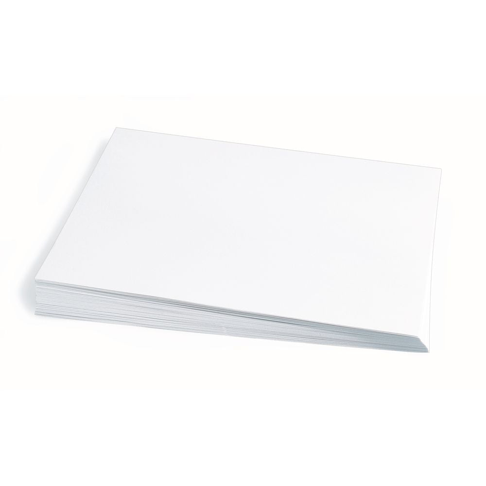 White 9" x 12" Heavyweight Construction Paper Pack - 50 Sheets ...
