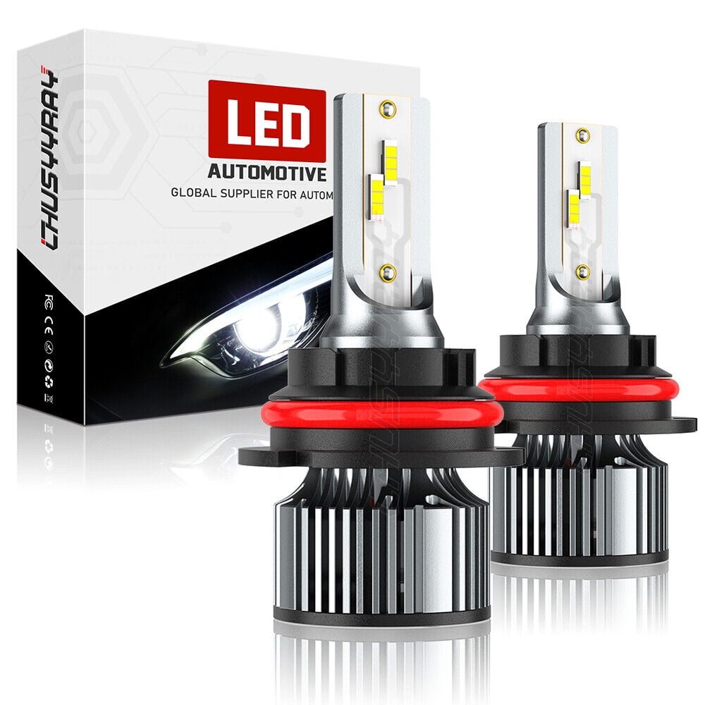 White 9007 HB5 LED Headlight Hi/Low Beam Plug&Play Bulbs For HYUNDAI ...