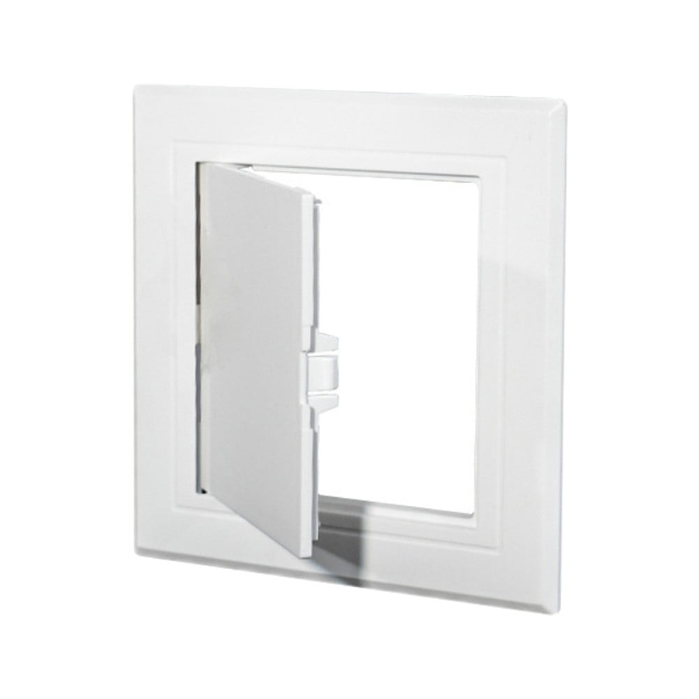 White ABS Inspection Port White Access Panel Door Plastic Removable ...