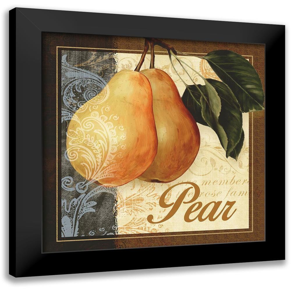 White, Abby 20x20 Black Modern Framed Museum Art Print Titled - Fruit ...
