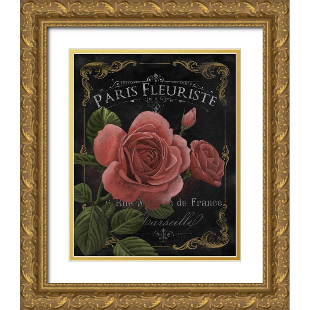 White, Abby 20x24 Gold Ornate Wood Framed with Double Matting Museum ...
