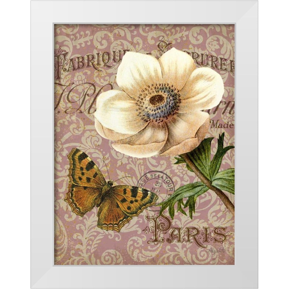 White, Abby 25x32 White Modern Wood Framed Museum Art Print Titled ...