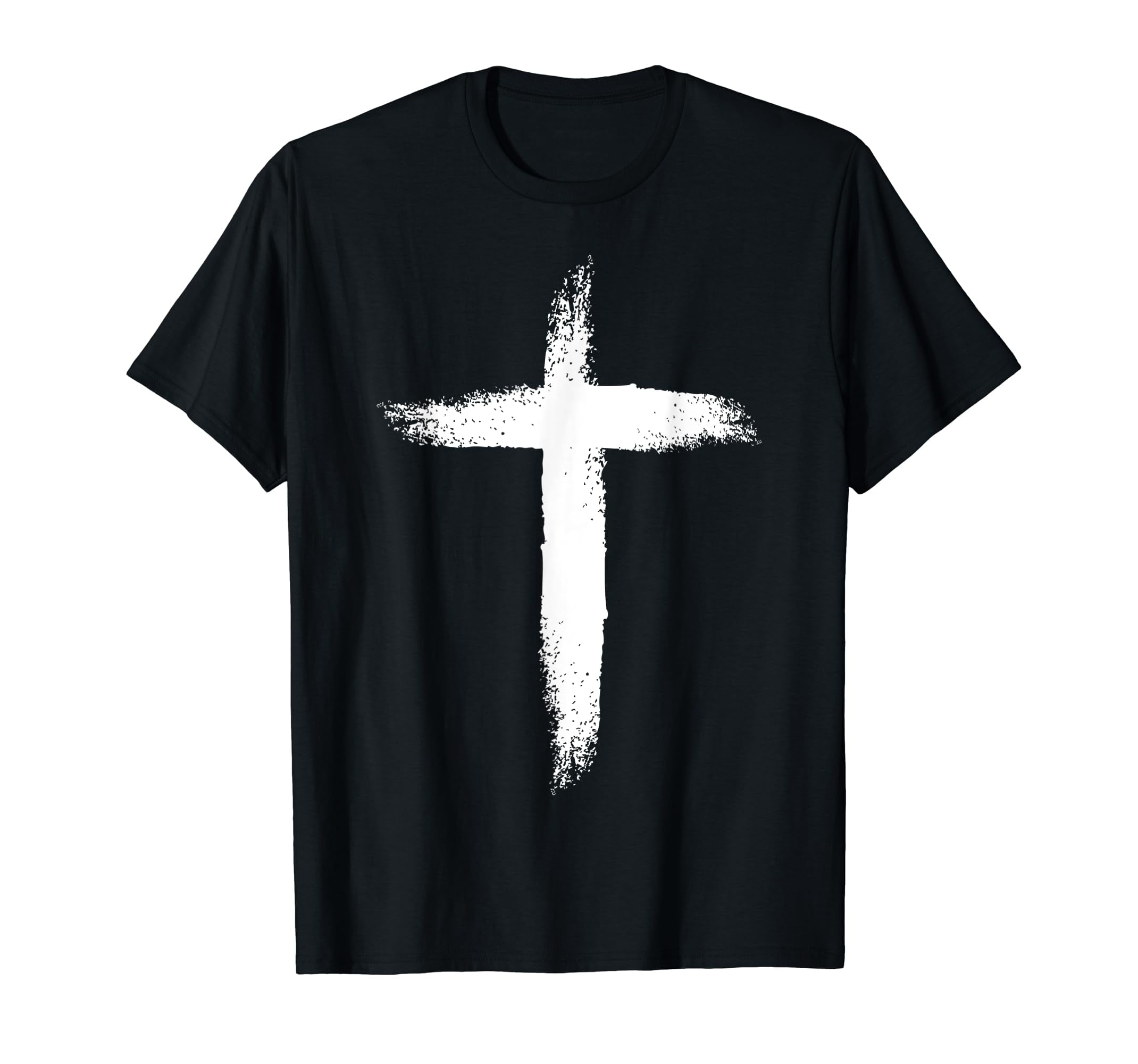 White Abstract Christian Jesus Cross T-Shirt - Walmart.com