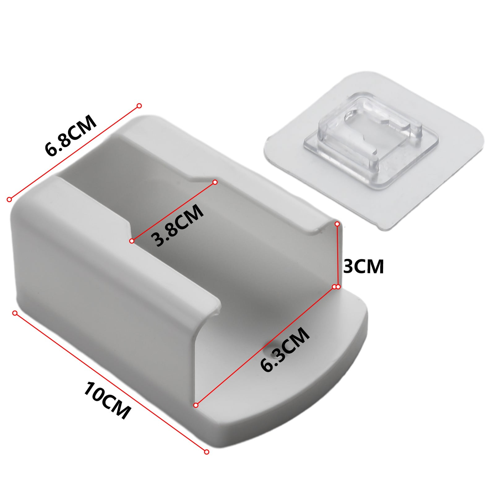 White Air Conditioner Remote Control Holder Wall Mounted Box Storage ...