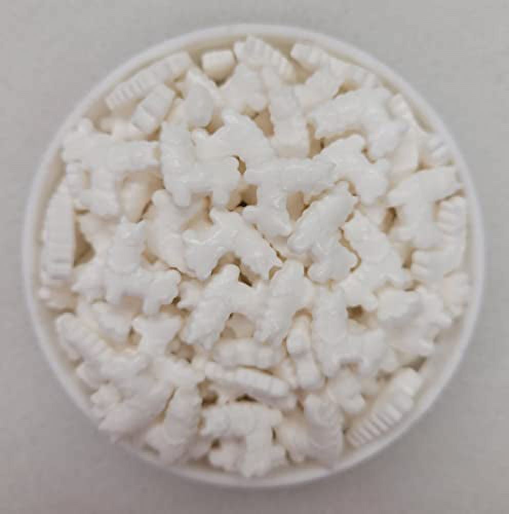 White Alpaca Thick Quins Confetti Sprinkles, Cake, Cookie, Donut ...