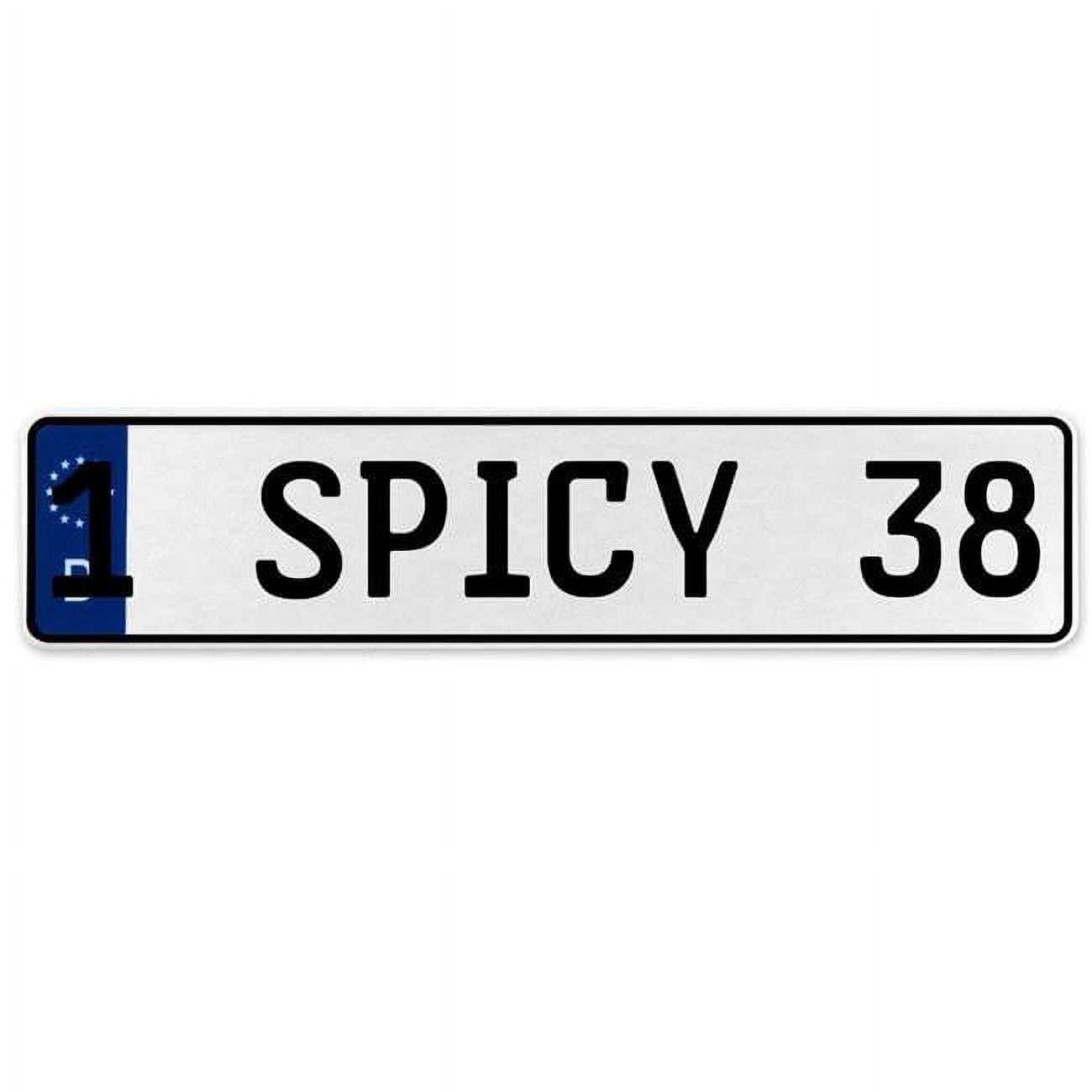 White Aluminum Street Sign Mancave Euro Plate Name Door Sign Wall Art ...