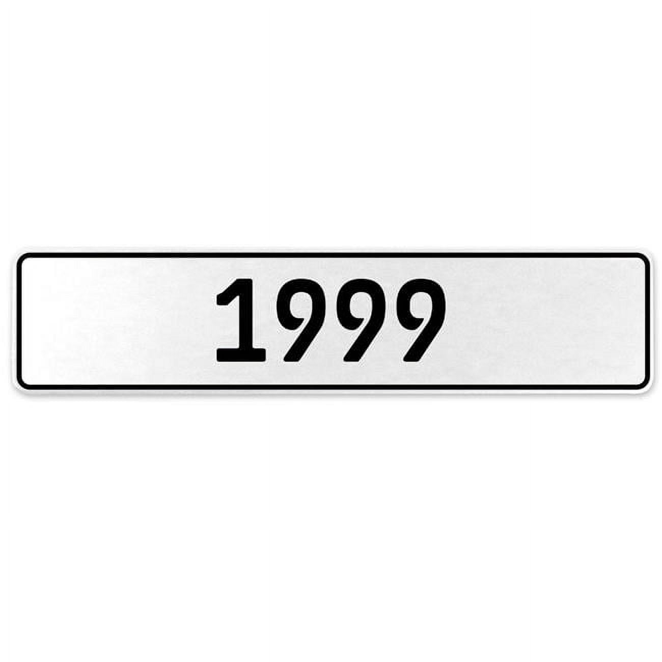 White Aluminum Street Sign Mancave Euro Plate Name Door Sign Wall Art ...