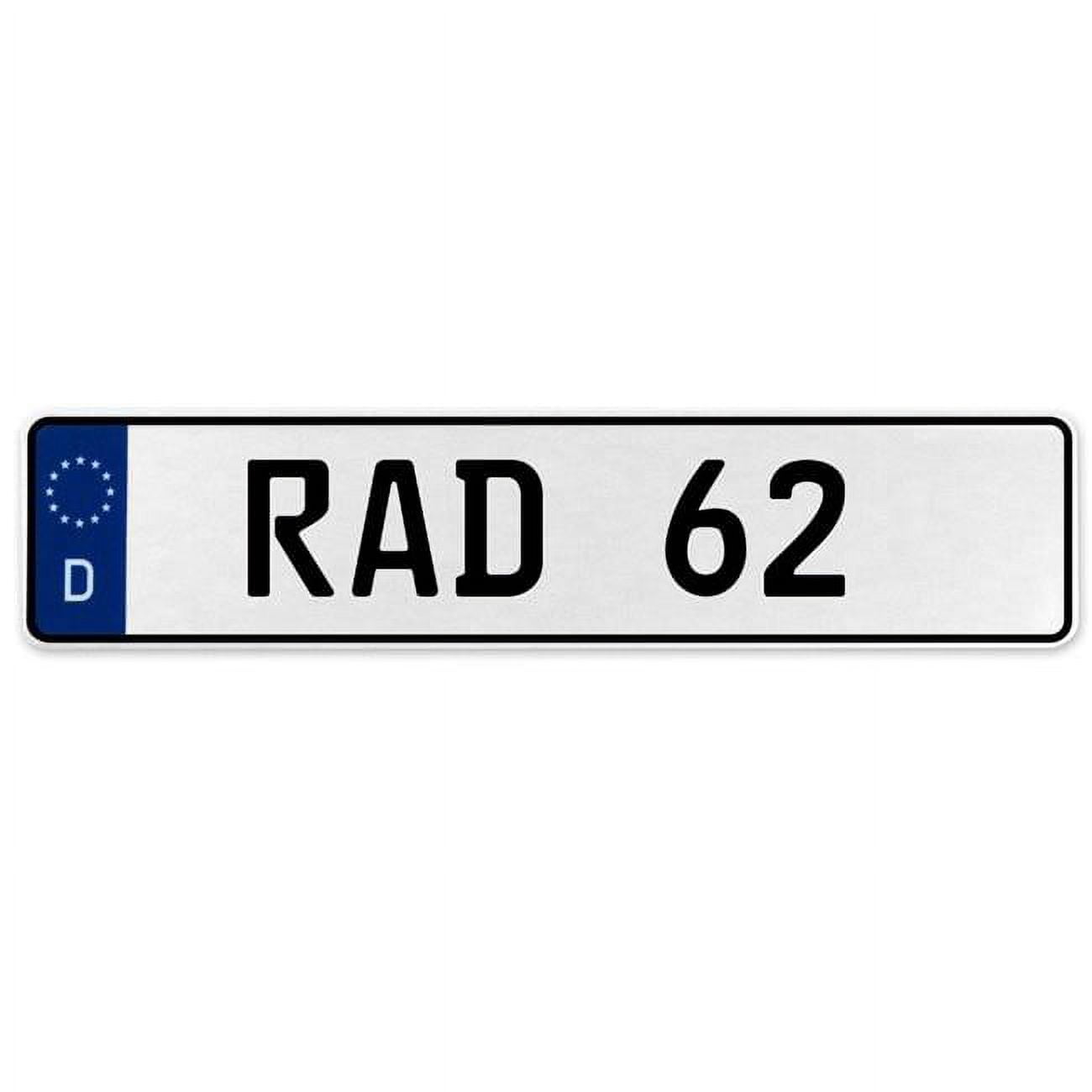 White Aluminum Street Sign Mancave Euro Plate Name Door Sign Wall Art ...