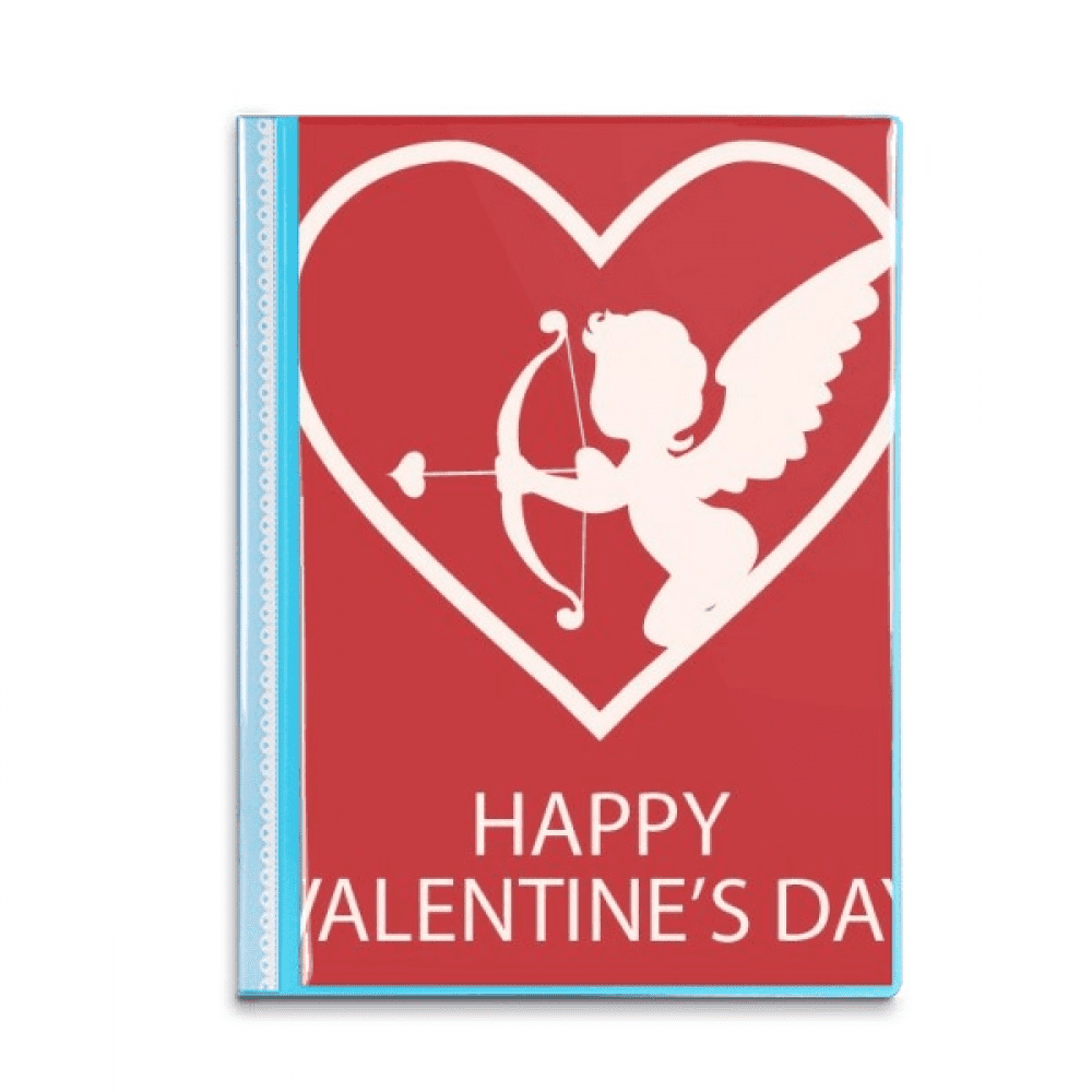 White Angel Arrow Valentine's Day Book Sheet Protectors Portfolio ...