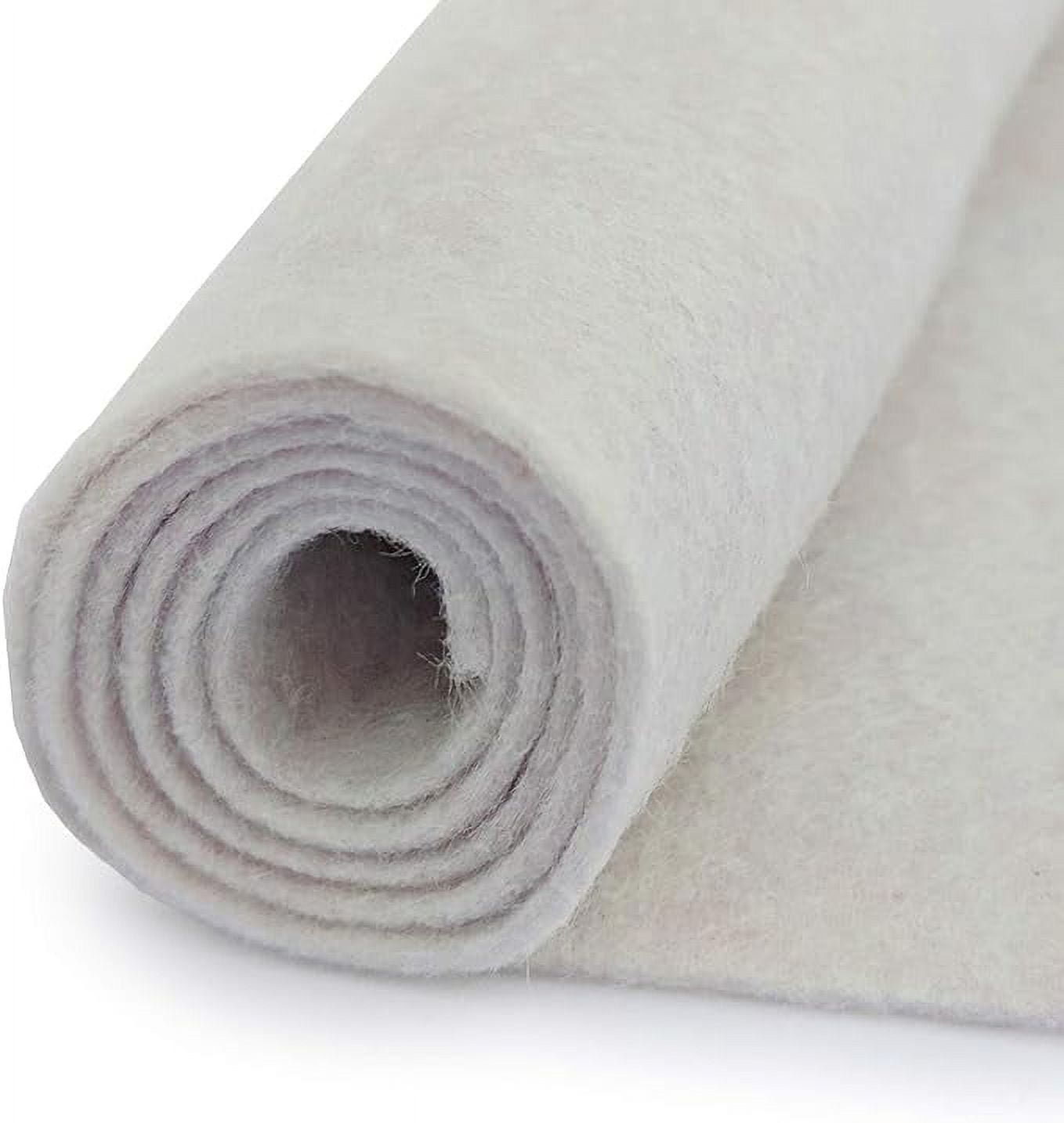 White - Antique White - Wool Felt Oversized Sheet - 20% Wool Blend - 36 ...