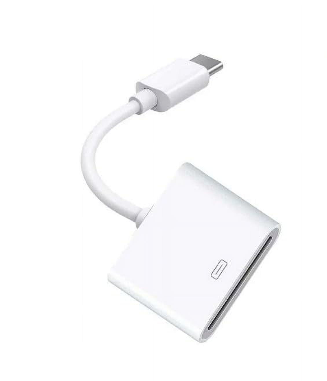 White for Apple 30pin Female to USB 3.1 Type-C USB-C Sync Data Charging ...