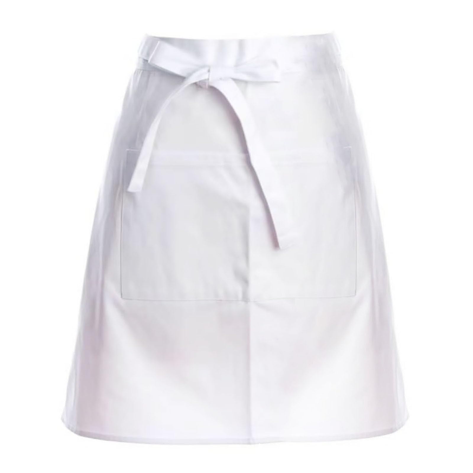 White Apron Waist, Half Apron, Chef Costume With Pockets, Chef Apron ...