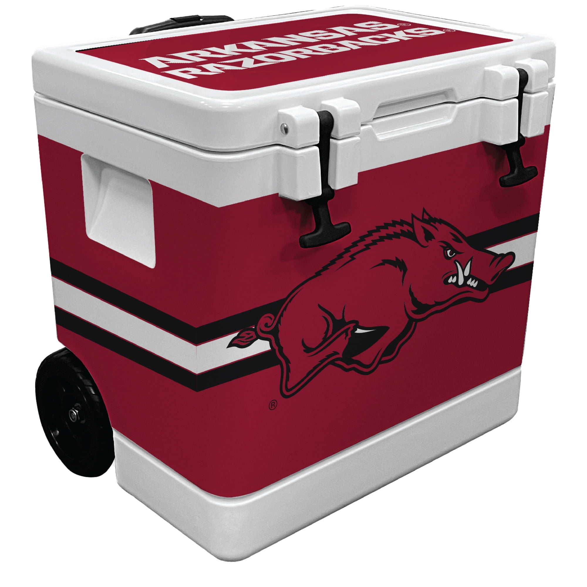 White Arkansas Razorbacks 42-Can Wheeled Classic Cooler - Walmart.com