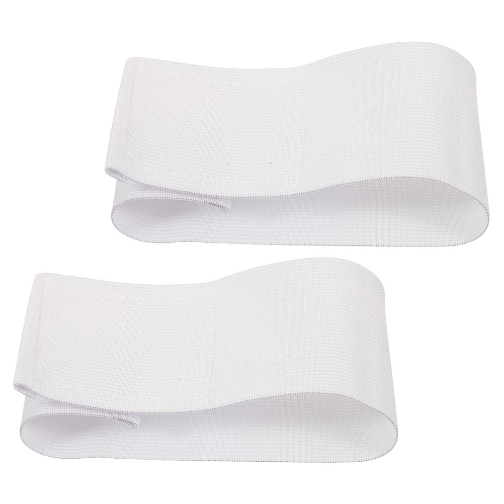 White Armband Football Mourning Multi-purpose Team Sports DIY Blank 2 ...