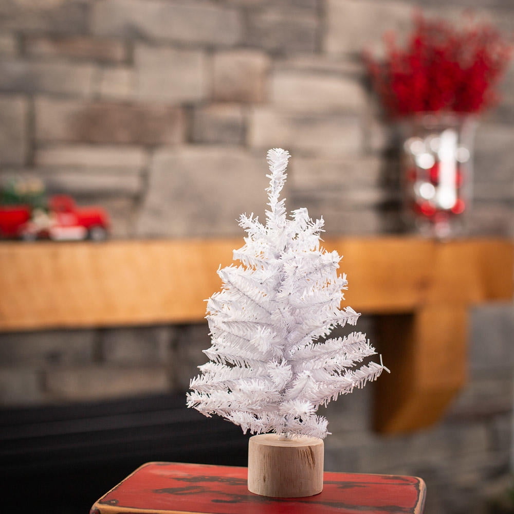 White Artificial Canadian Pine Trees by Factory Direct Craft: Add a ...