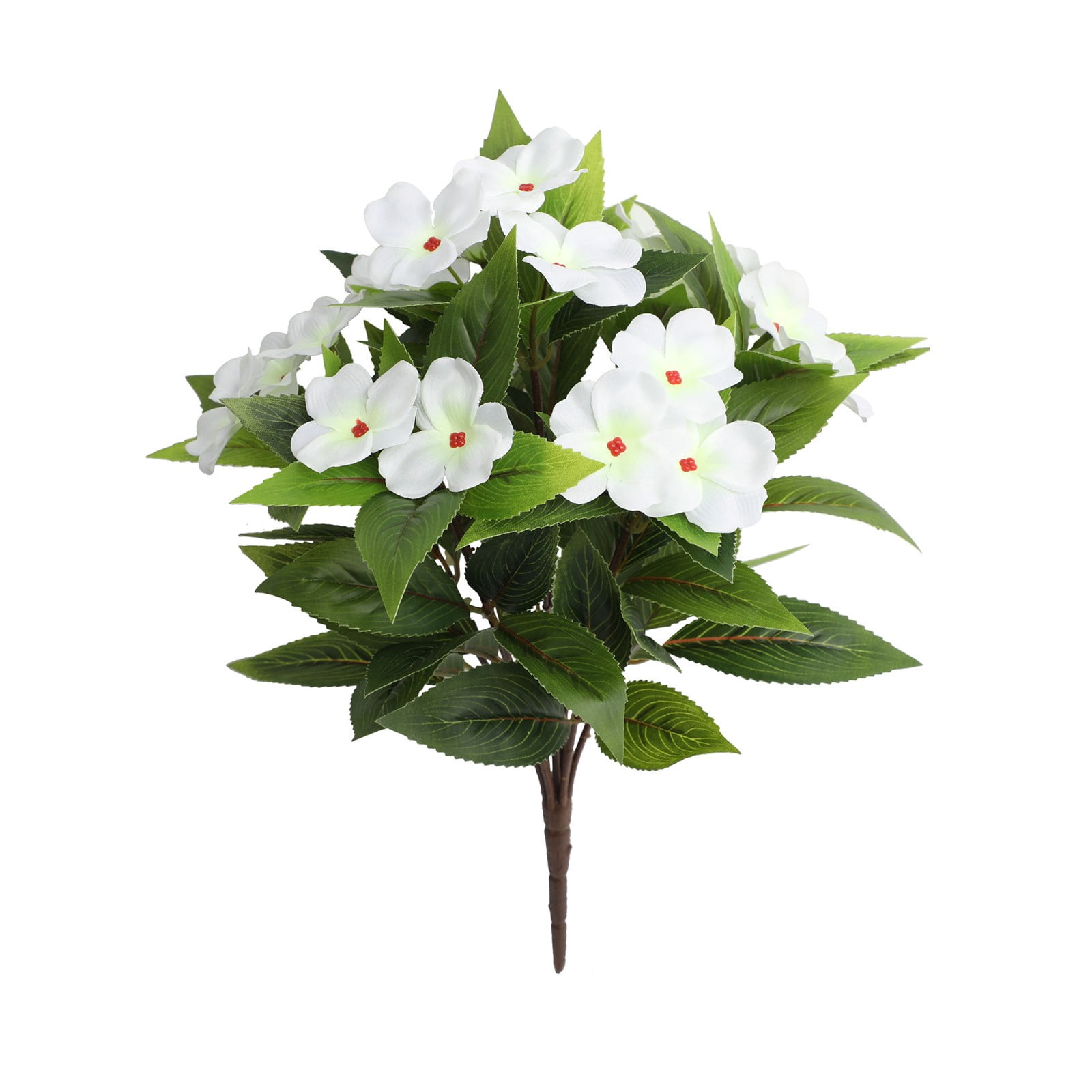 White Artificial Flowers, Azaleas, Impatiens, Home Decorations, Outdoor ...
