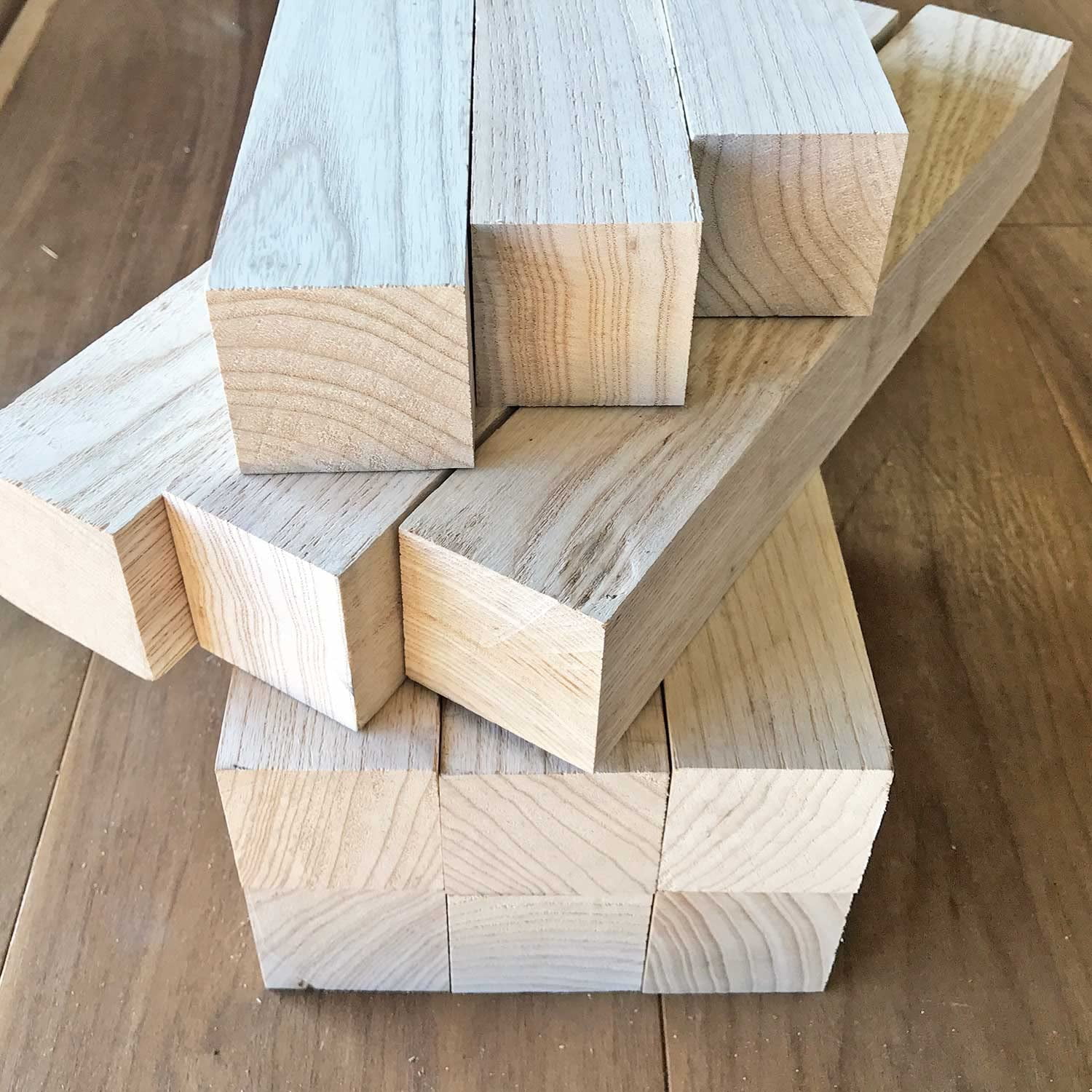 White Ash Wood Turning Blanks 6pcs - 2" x 2" x 30” - Walmart.com