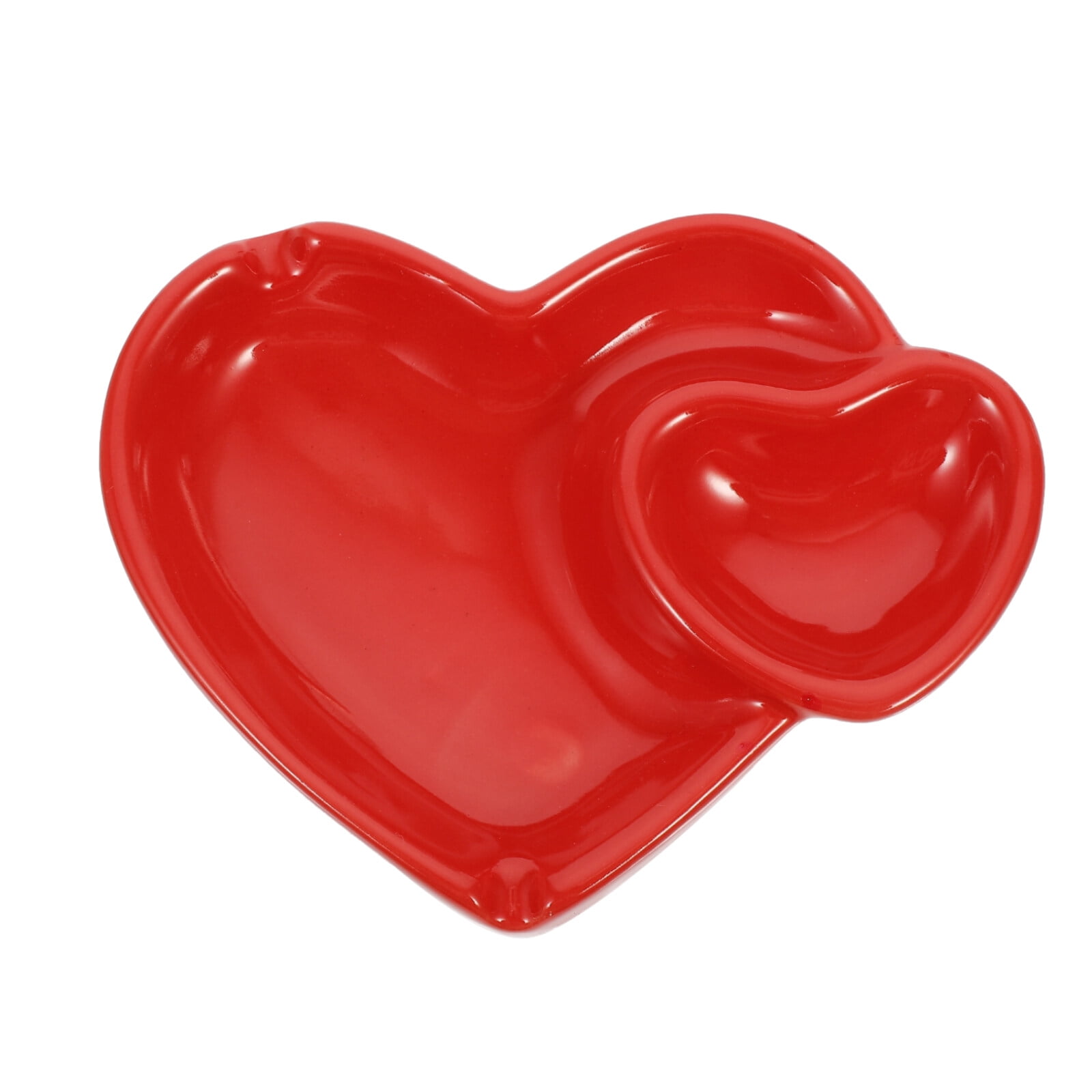 Heart Shaped Ceramic Ashtray Set for Home and Office 2pcs - Walmart.com