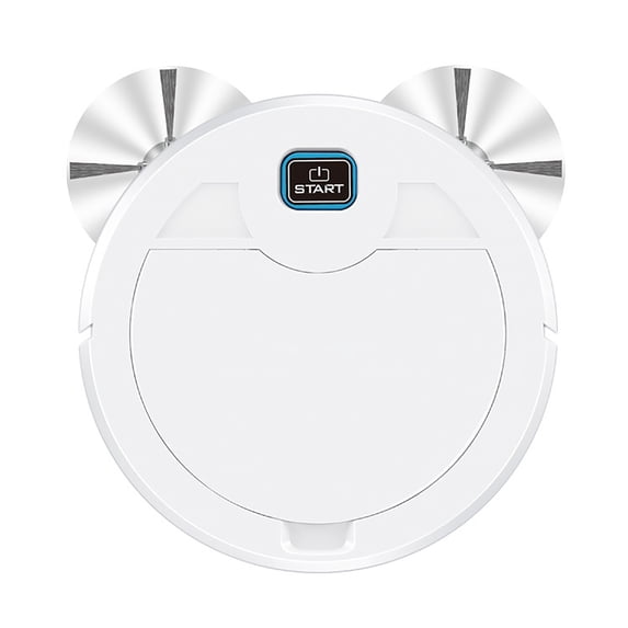 White Automatic Robot Vacuum Toy 3 In 1 Mop Combo Floor Sweeping ...