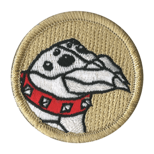 White Barking Spider Scout Patrol Patch (Sew-on) - ClassB - Walmart.com