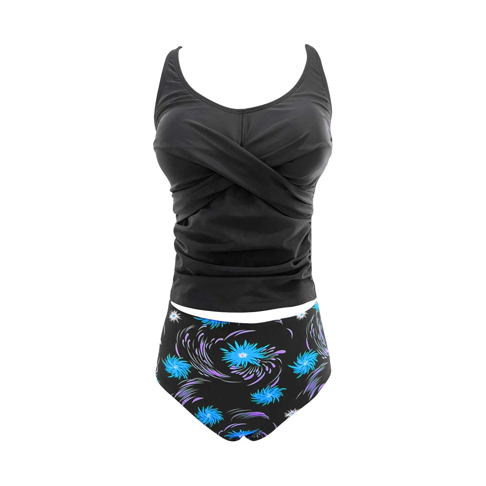 White Bathing Suits Women Summer Women's High Waist Separate Swimsuit ...