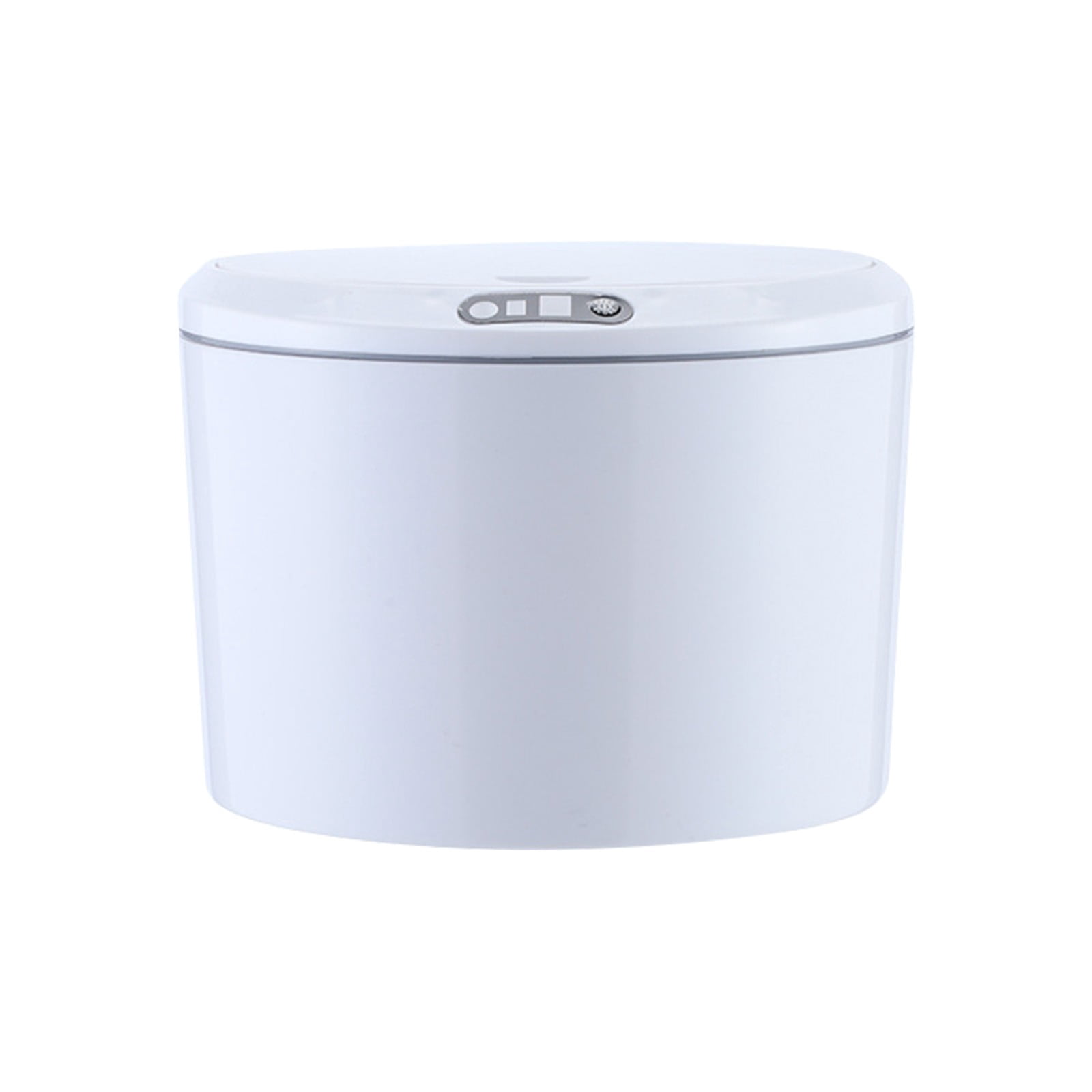 White Battery-Powered Smart Sensor Trash Can Touchless Motion Activated ...