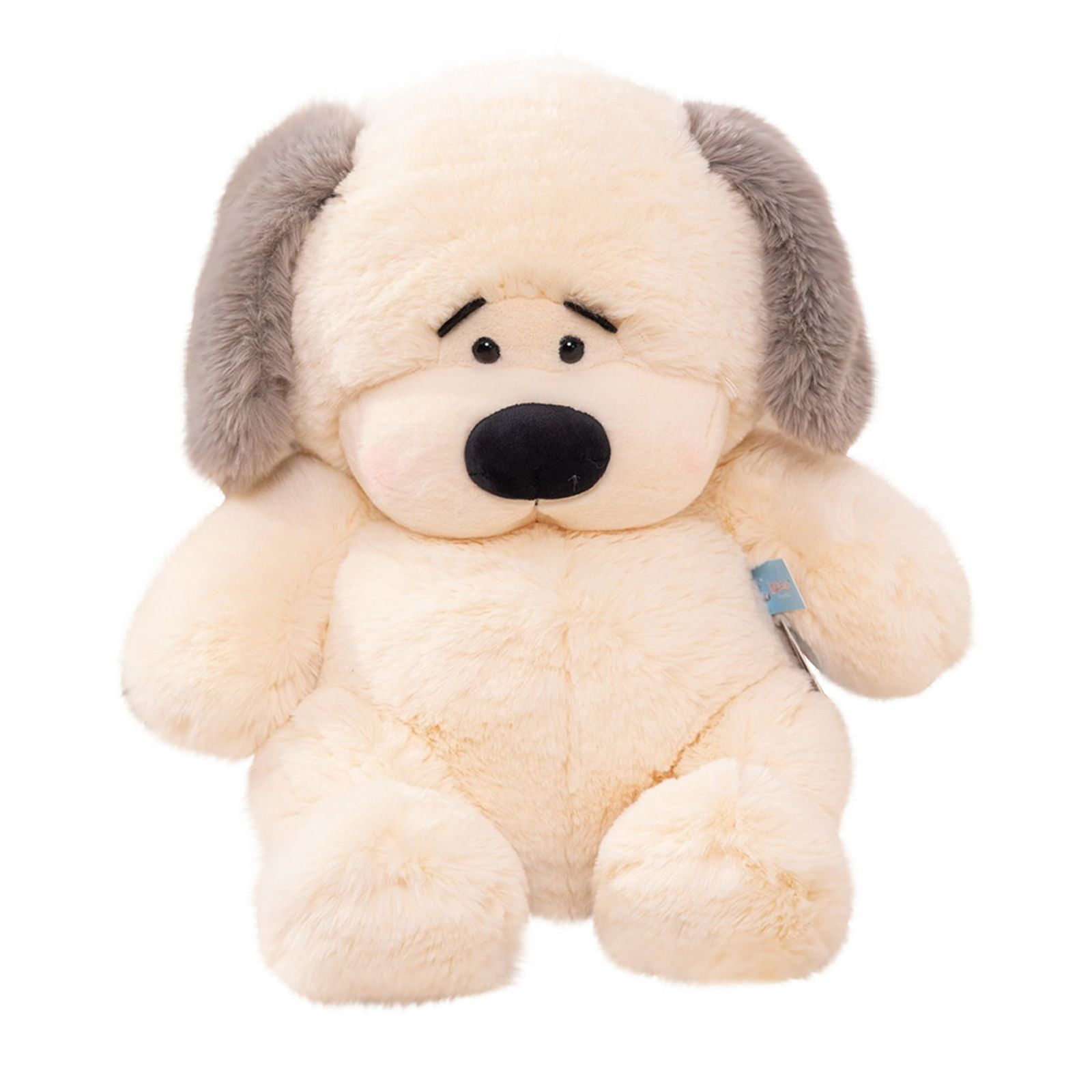 White Bean Dog Plush Toy, Cute Puppy Stuffed Animal for Kids Companion ...