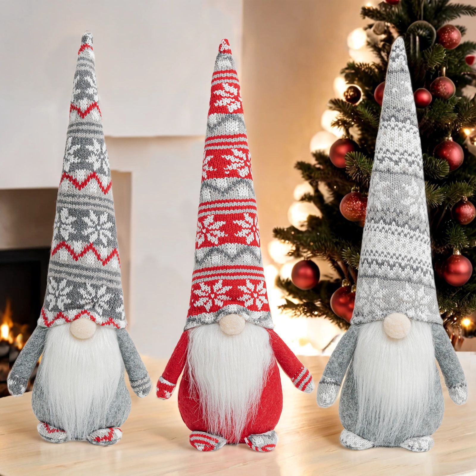White-Bearded Faceless Rudolf Dwarf Doll Cute Toy, Stuffed Animals ...