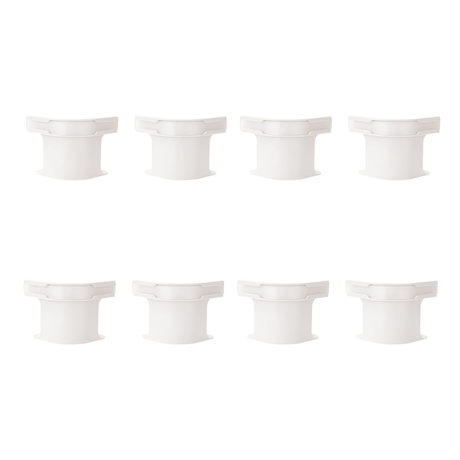 White Bed Sheet Gripper, 8pcs Holder with Lock Strips Heavy Duty Corner ...