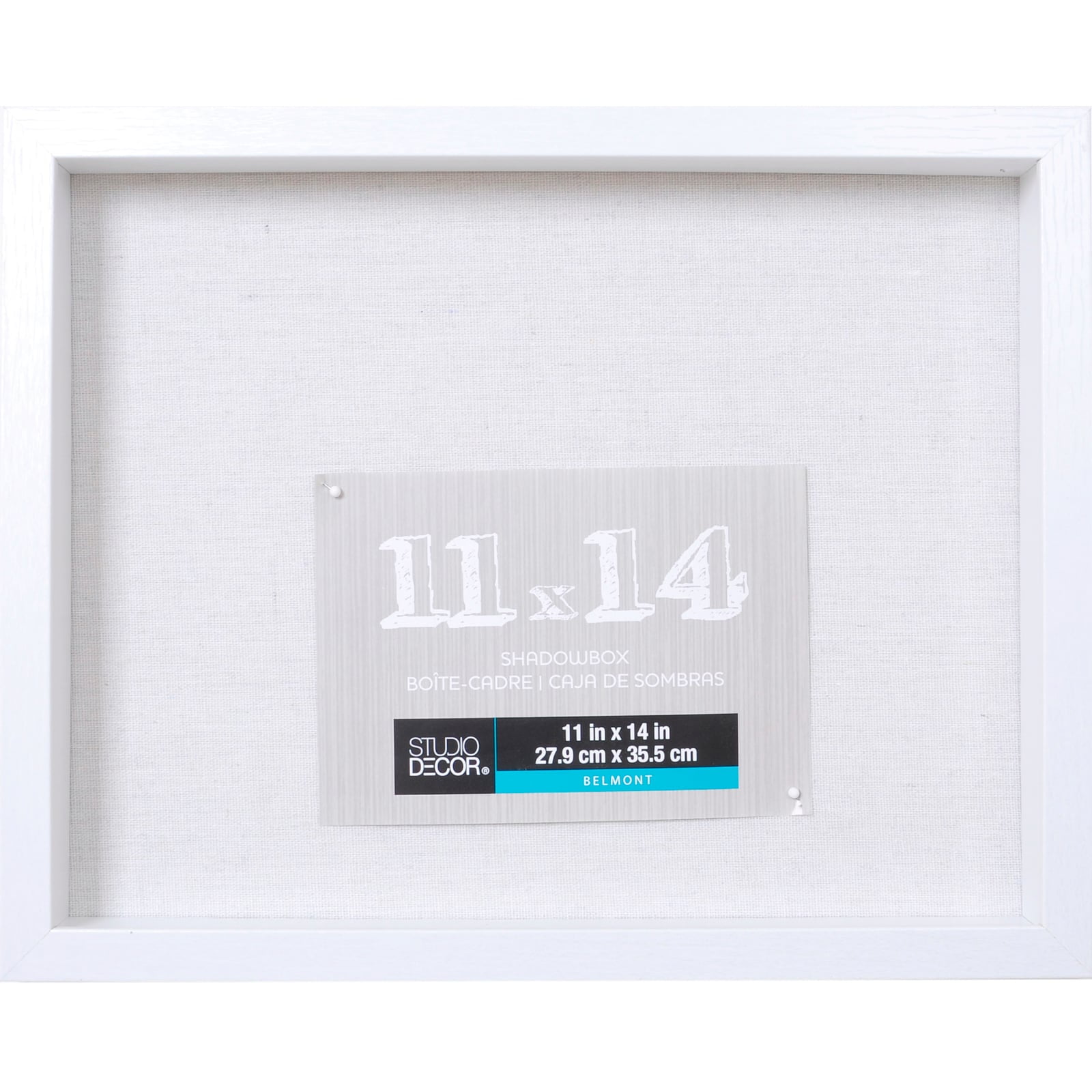 White Belmont Shadow Box by Studio Décor® - Walmart.com
