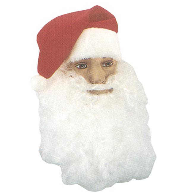 White Big and Curly Beard Adult Halloween Accessory - Walmart.com