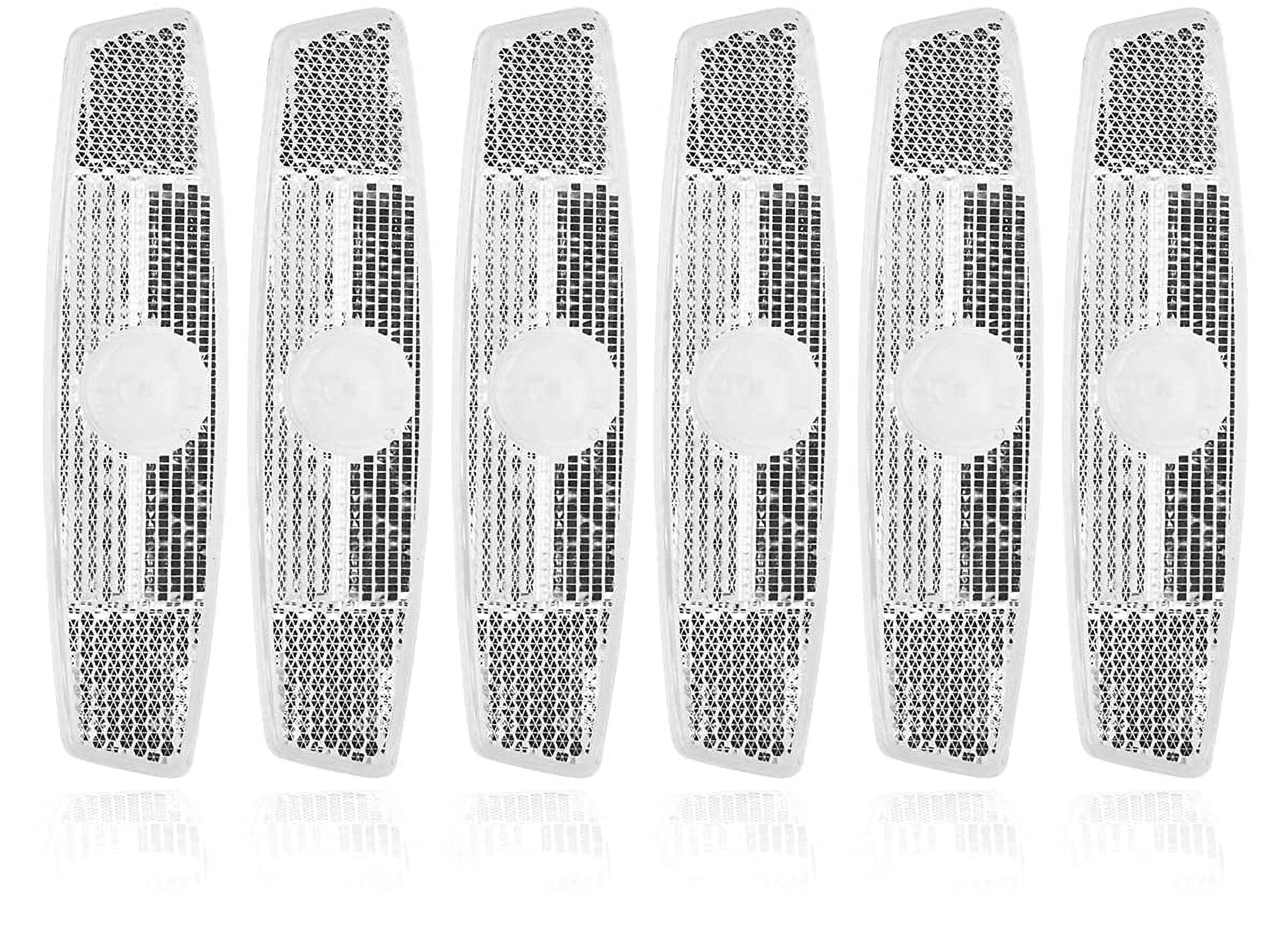 White Bike Reflectors Bike Wheel Reflectors Bicycle Spoke Reflector ...