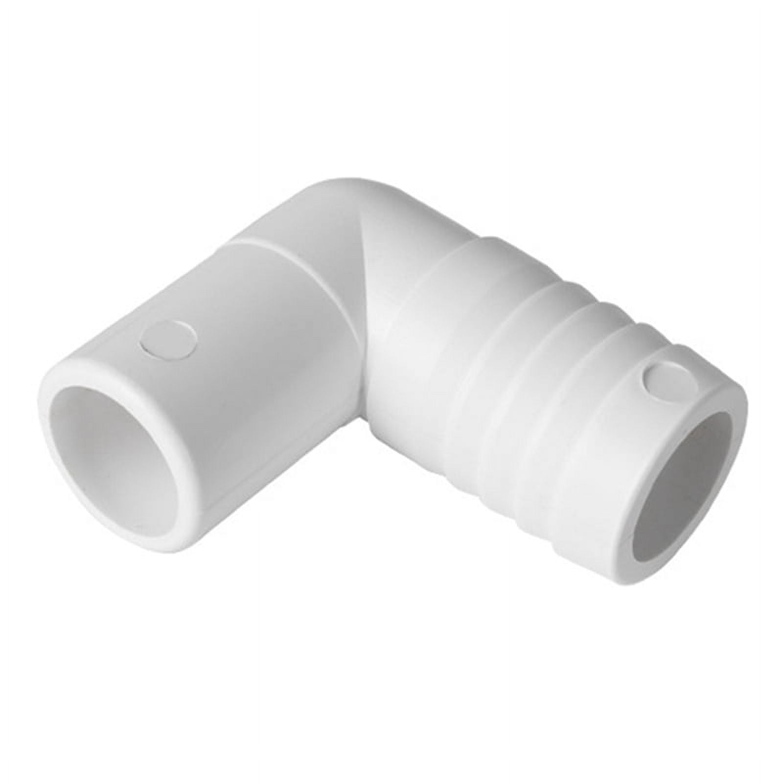 White Bilge Pump Small Drain Connector Water Tank Outlet Connector Hose ...